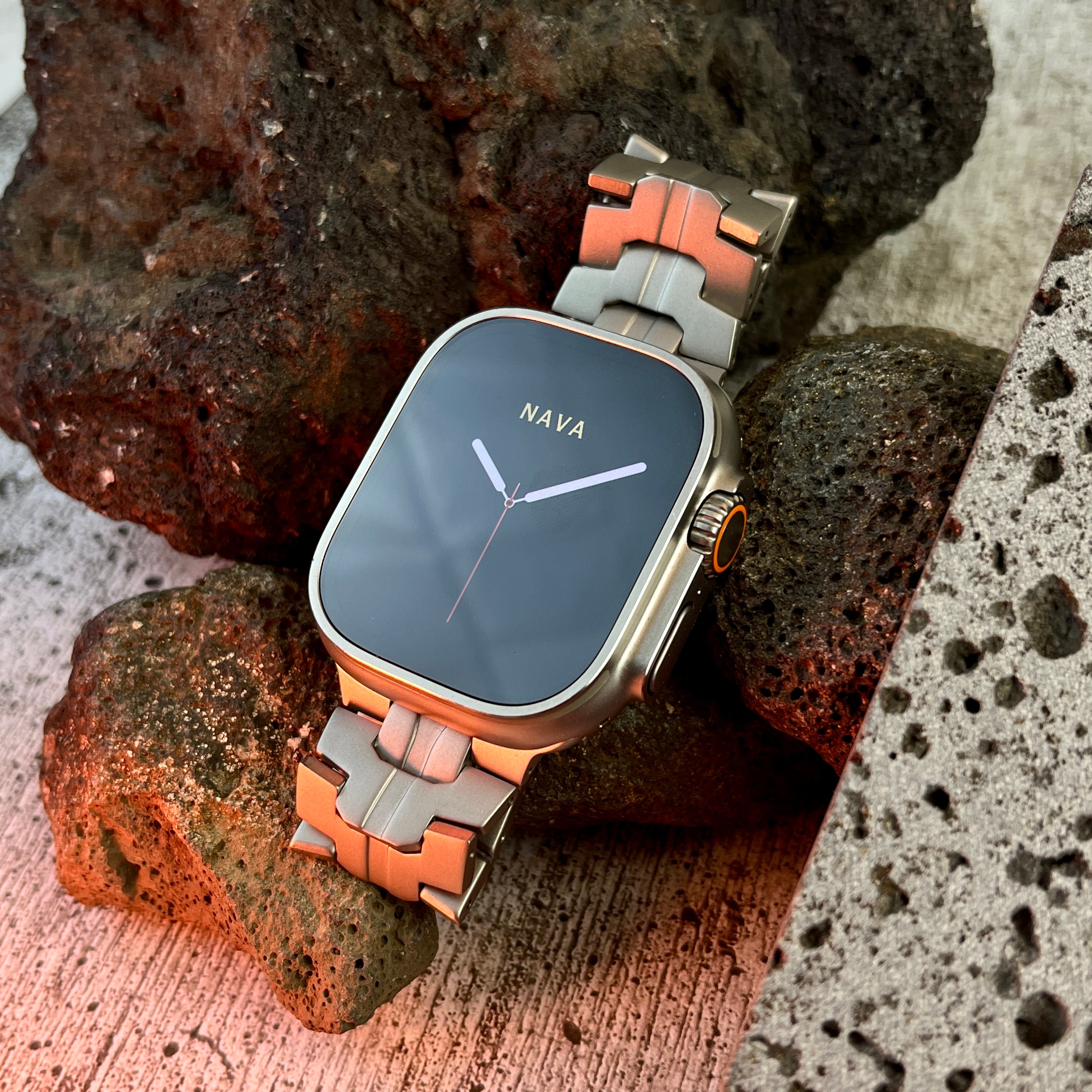 Shop Titanium Straps for Apple Watch Ultra - Nava Bands – Nava-Bands