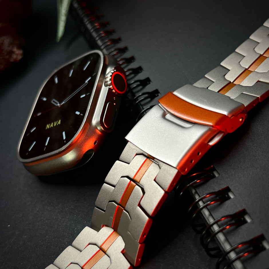 Shop Titanium Straps for Apple Watch Ultra | Nava-Bands